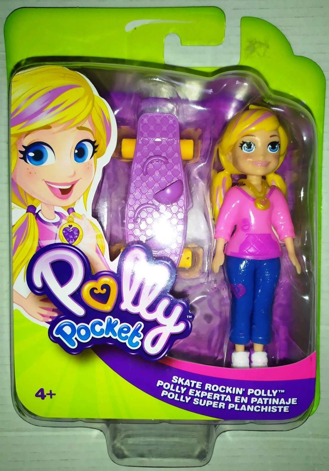 POLLY POCKET ACTIVE POSE DOLLS 9cm TRENDY OUTFIT ACCESSORIES SHANI LILA ...