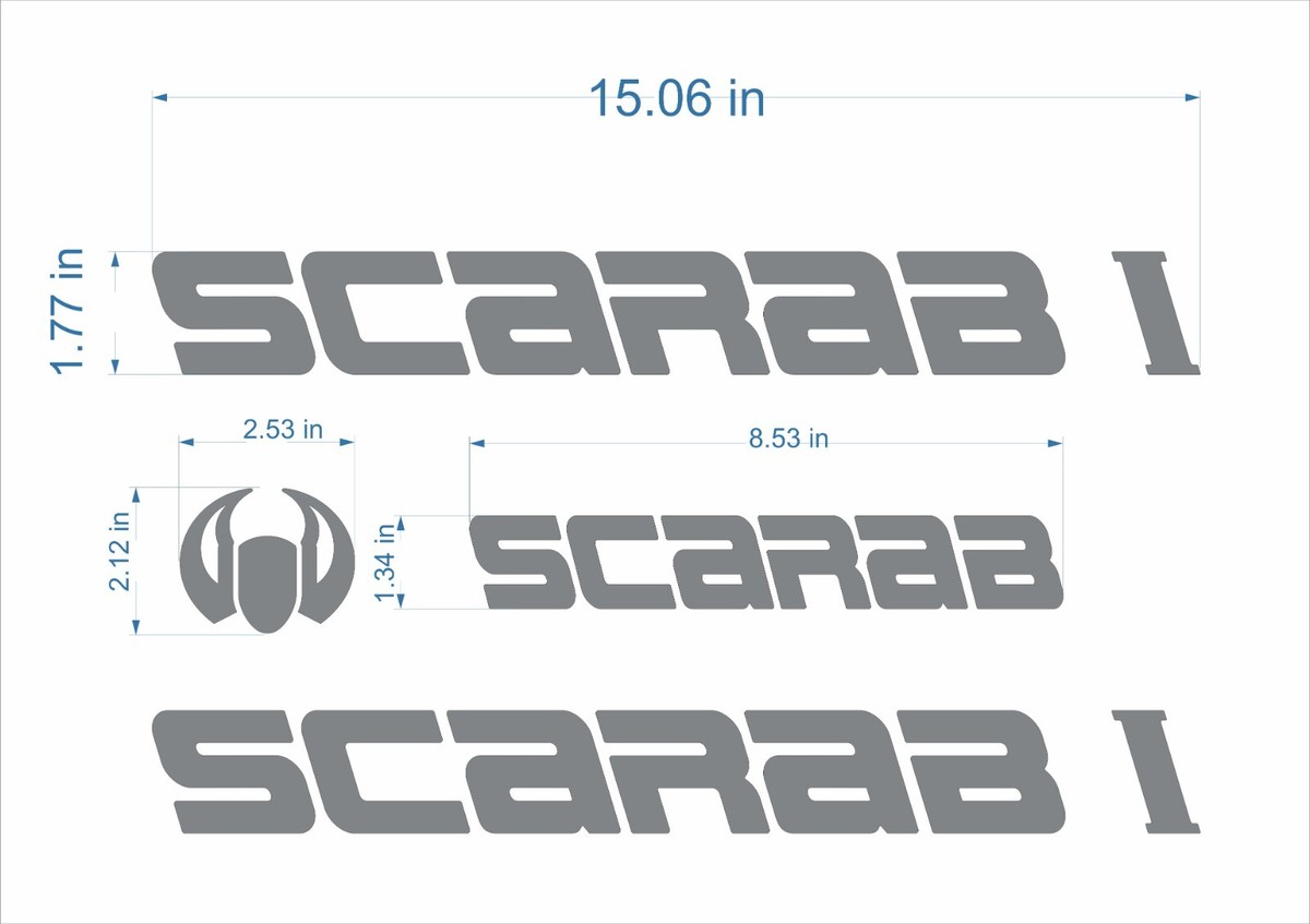 Scarab Boat Logo Scarab Offshore Wellcraft Boats Logo Men's T Shirt