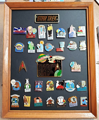 Vintage Star Trek Hollywood Pin Episode Complete Set of 29+ Different ...