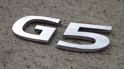 Pontiac G5 emblem letters badge decal logo trunk V6 OEM Genuine Factory ...