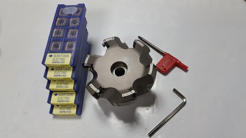 50pcs SEMT 13T3AGSN-G ACP300 + BONUS FACE MILL FMA08-080-A27-SE13-06 ...