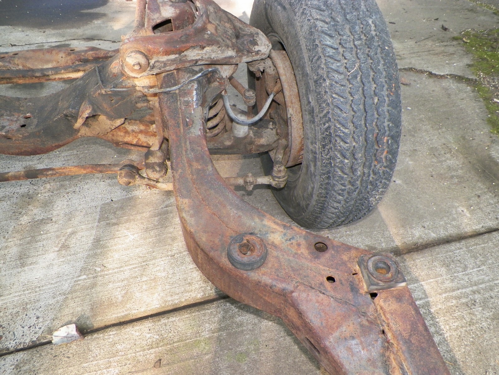 1965 1966 1967 Pontiac Catalina Grand Prix boxed frame rolling chassis ...