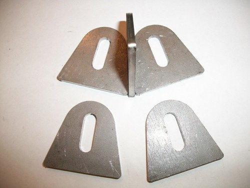 FMR WELD-ON BODY TAB,CHASSIS TAB, 109-7129, 1/4" X 3/4" SLOT, 1/8 ...