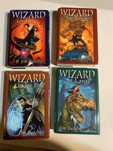 HARDCOVER Complete Set Series Lot of 14 Dresden Files Books by Jim ...