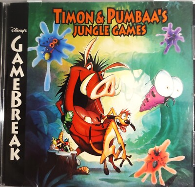 Timon and Pumbaa's Jungle Games PC Game 1995 Disney's Gamebreak ...