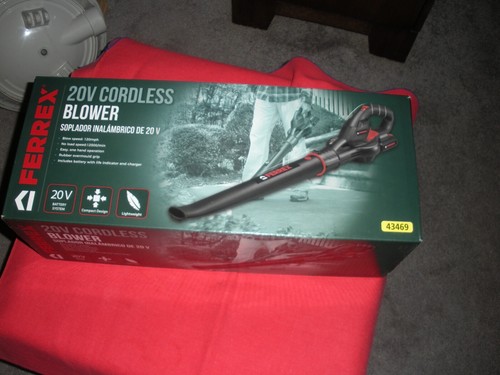 Ferrex 20V Li-Ion Cordless Blower With USED Battery AND Charger | eBay