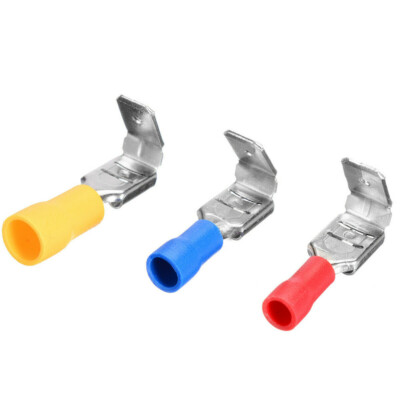 PVC Insulated 3 Way Piggy Back Spade Crimp Connectors Piggyback Wire ...