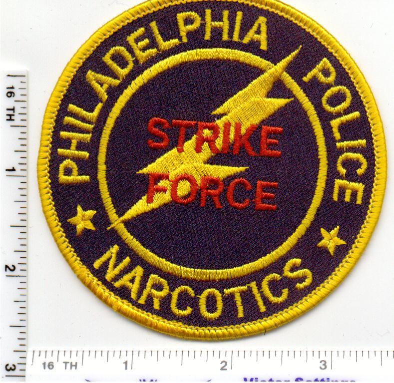 Philadelphia Police Narcotics Strike Force (Pennsylvania) 1st Issue ...