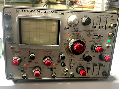 Vintage TEKTRONIX 453 portable Osilloscope w/ manual | eBay