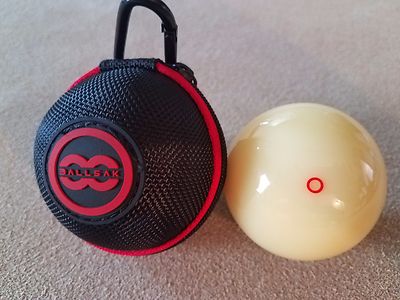 NEW Ballsak - Clip-on Cue Ball Case / Holder , Add Aramith Red Circle ...