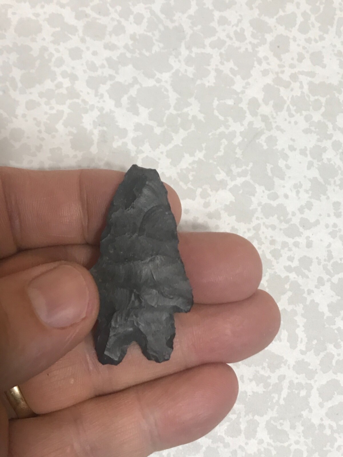 Authentic NICE OHIO PALEO DARK FLINT/CHERT NATIVE ARROWHEAD, BEAUTIFUL ...