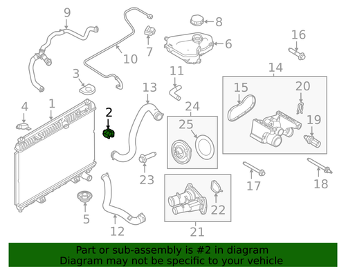 Genuine Ford Radiator Plug C1BZ-8C362-A | eBay