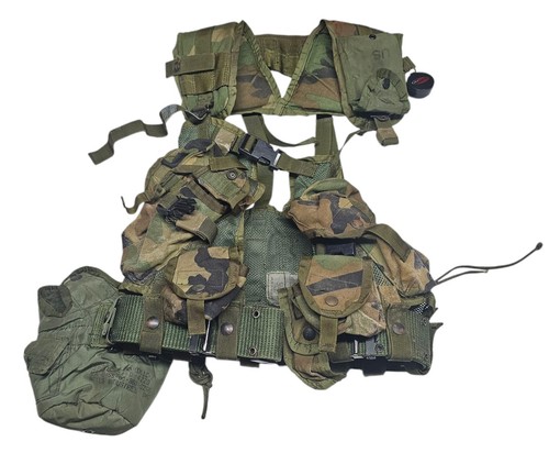 US Military Enhanced Tactical Load Bearing Vest-Deuce Gear- Woodland ...