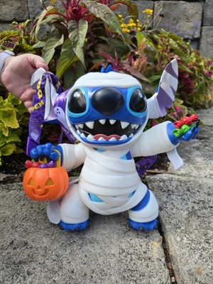 Disney Parks 2025 Stitch Mummy Popcorn Bucket Halloween New | eBay