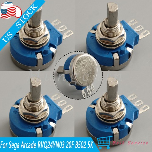 4* Long Life Panel Control Potentiometer Sega Arcade Game RVQ24YN03 20F ...