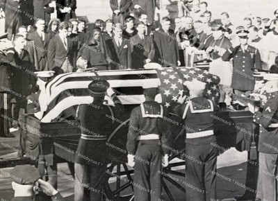 President JFK Funeral Casket Jacqueline Kennedy RFK Ted Duplicate 4x5 ...