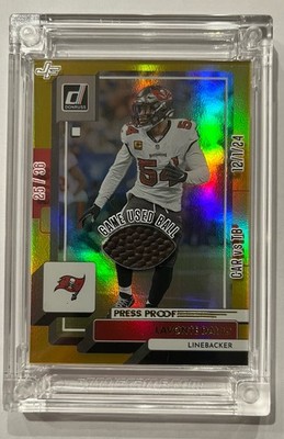 2025 Donruss Game Dated Ball Stars Lavonte David /36 Buccaneers | eBay