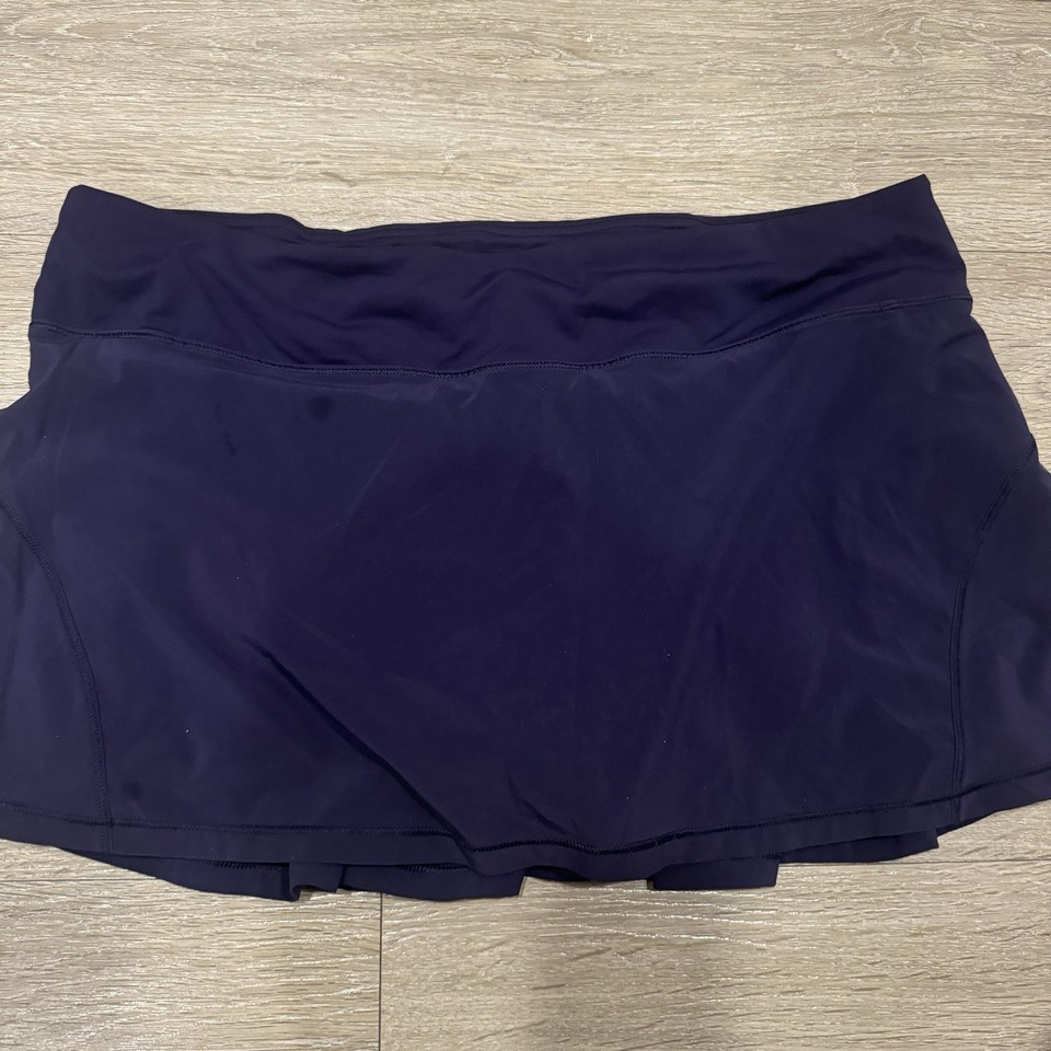 Lululemon Circuit Breaker Purple Tennis Running Gym Skirt Skort Womens ...