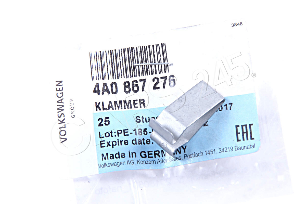 Genuine AUDI VW SEAT SKODA Interior Trim Panel Spring Clips 20 Pcs ...