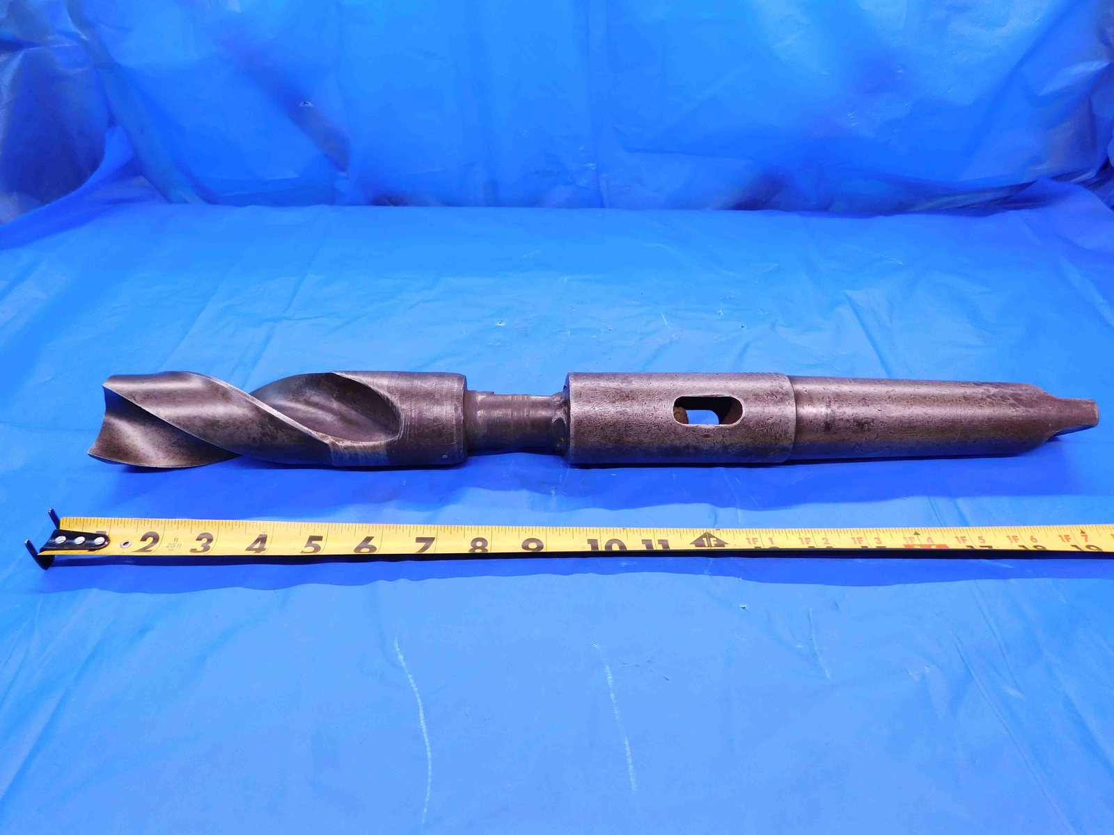 2" HSS FLAT BOTTOM TWIST DRILL BIT MORSE TAPER #5 SHANK 5" LOC 20.5 OAL ...