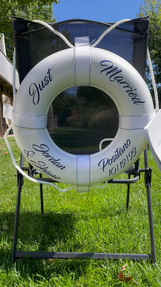 Personalized Life Ring 20" - USCG Approved - Custom Life Ring - 24/30in ...