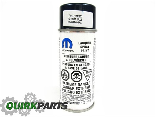 JEEP CHRYSLER DODGE RAM PB7 PATRIOT BLUE AEROSOL TOUCH UP SPRAY PAINT ...