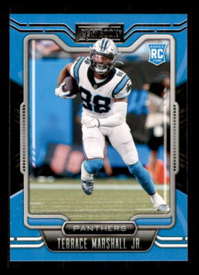 2021 Football Panini Playbook Terrace Marshall Jr. Carolina Panthers ...