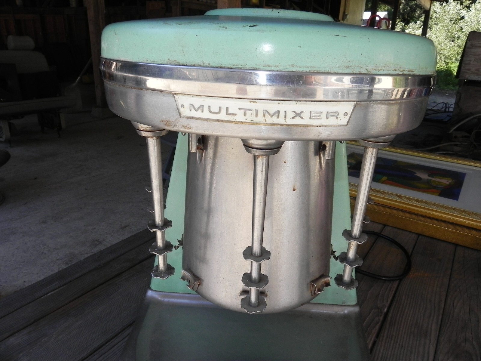 Vintage MultiMixer 5 Head Jadeite Milkshake Mixer/Maker/Soda Fountain ...