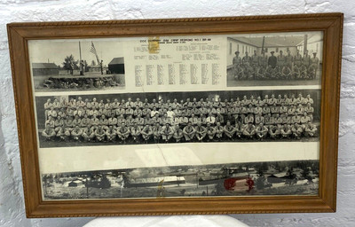 WWII 1940 US Army CCC Company 569 Camp Redmond Framed Unit Photo's | eBay