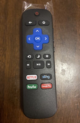 New Replaced Remote FIT for Roku TV™ TCL/Sanyo/ Element/ Haier/ RCA/ LG ...