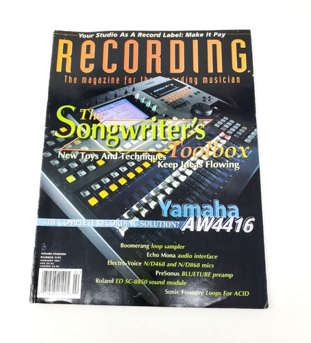 Recording Magazine (Feb 2001) | eBay