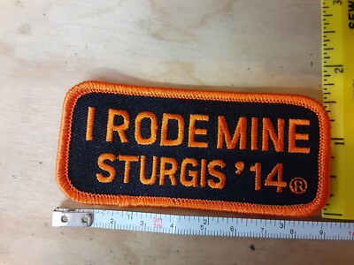 2014 "I Rode Mine" Sturgis, SD Harley MC Rally Jacket/Vest Patch 1 PC/3 ...