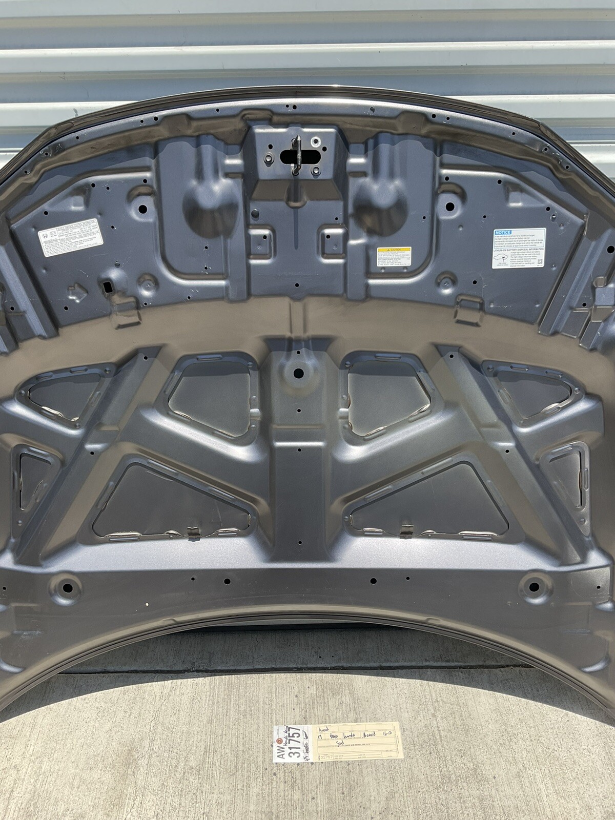 2016 2017 HONDA ACCORD HOOD OEM NO SHIPPING | eBay