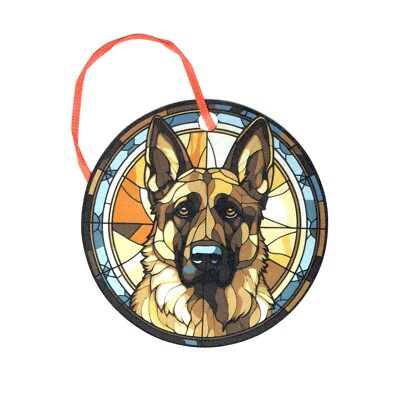 German Shepherd Stained Glass Pattern German Shepherd Stained Glass