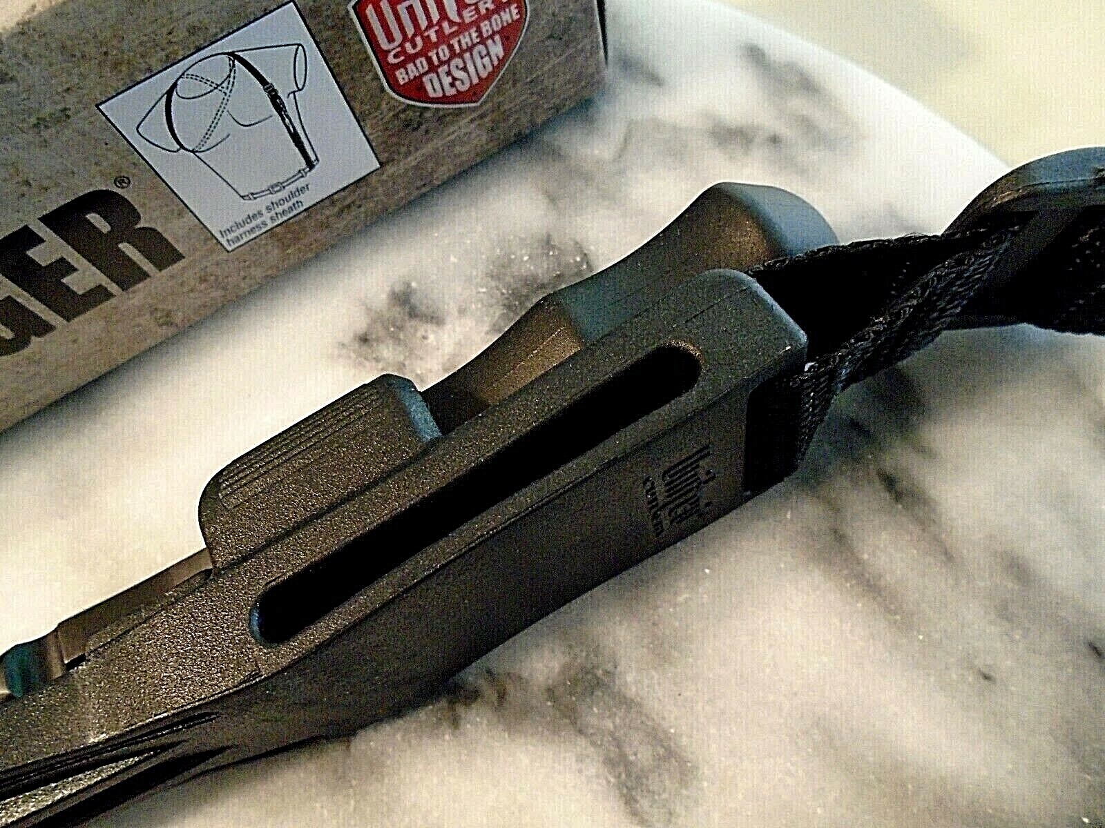 M48 Urban Stinger Black Dagger Dual Edge Knife Spike Full Tang UC2937 8 ...