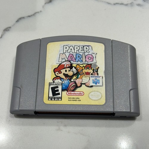 Paper Mario (Nintendo N64, 2001) 100% Authentic Pins Cleaned TESTED ...