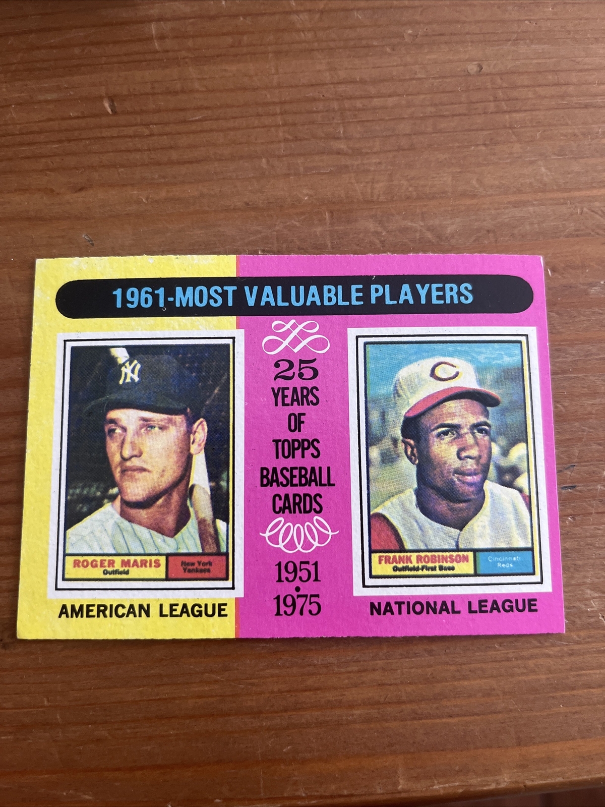 1975 Topps - Most Valuable Players #199 Roger Maris, Frank Robinson | eBay