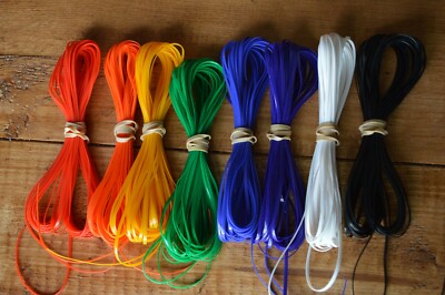 80 yards basic color lot rexlace plastic lace boondoggle gimp lanyard ...
