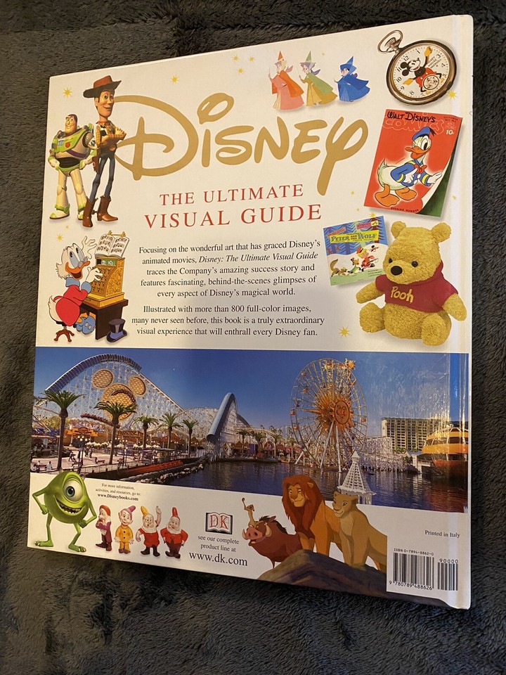 Disney The Ultimate Visual Guide DK Hardcover Book 2002 - See photos ...