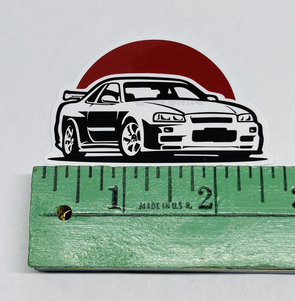Nissan Skyline GT-R Rising Sun Race Decal Sticker Car Window Wall ...