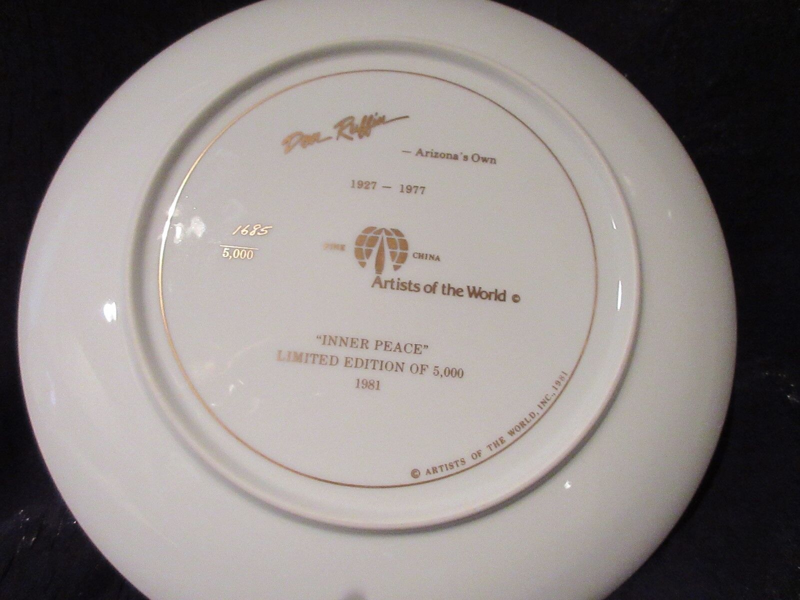 Don Ruffin"INNER PEACE" Fine Porcelain China Plate - Artists of the ...