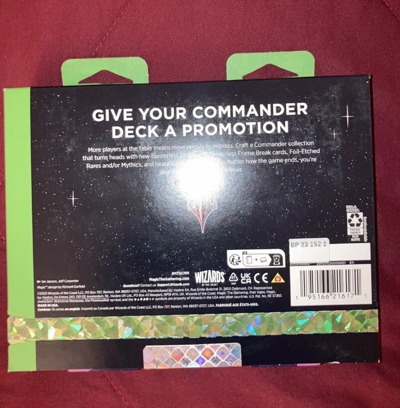 Commander Masters Collector Omega Box Booster - MTG CMM - Brand New ...