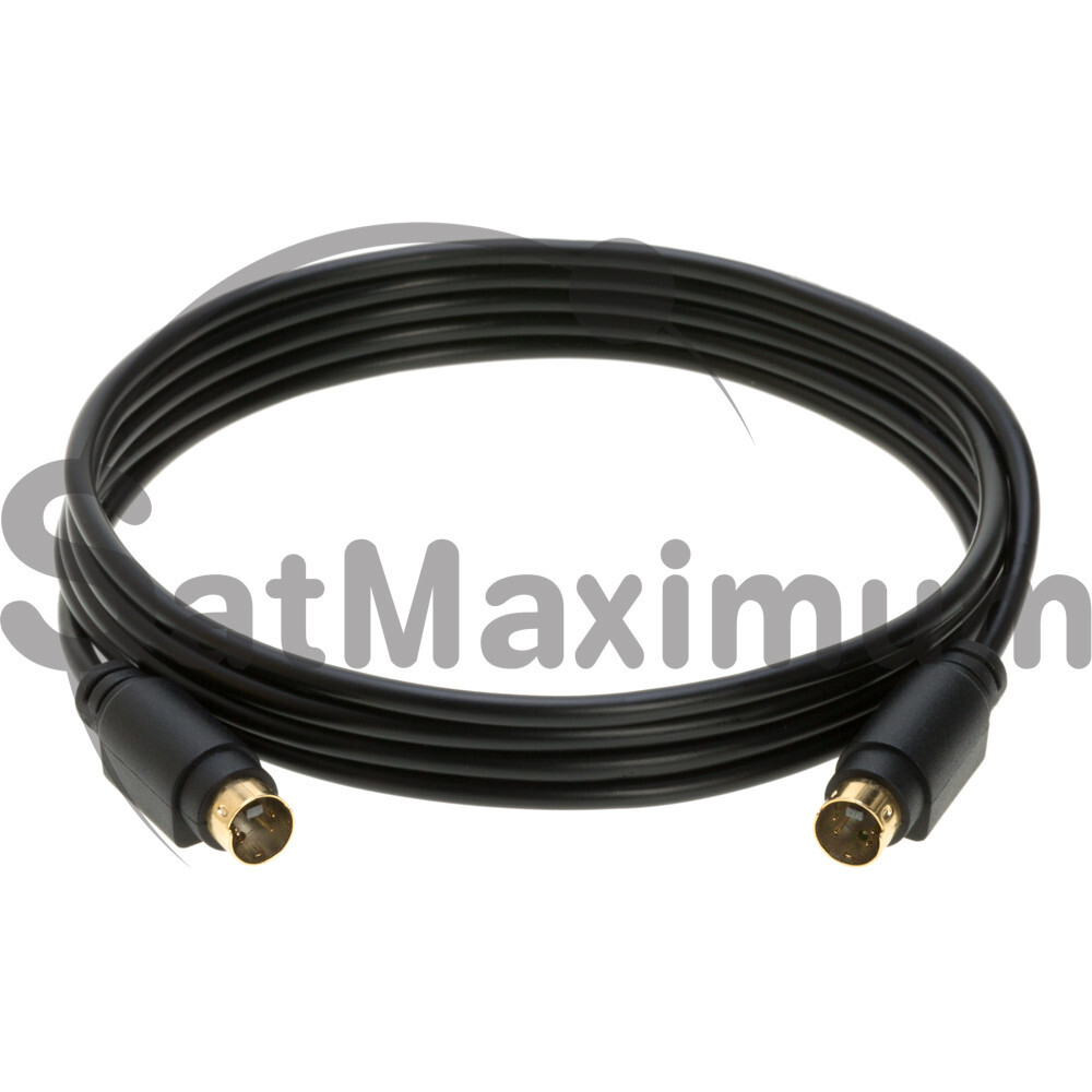 S Video 6FT Cable 4 Pin M/M SVHS, DVD, VCR Male to Male S-Video Cord | eBay