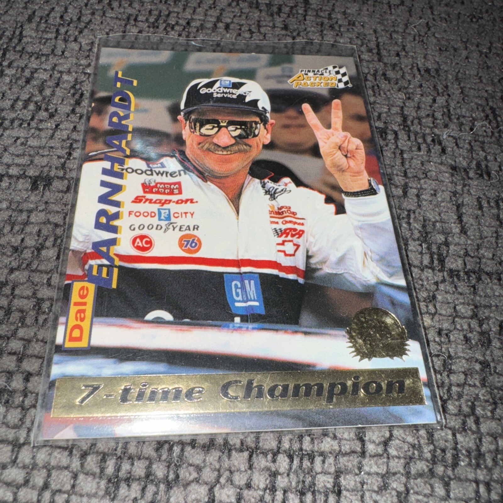 ACTION PACKED RACING CARD # 10 DALE EARNHARDT 7 - TIME CHAMPION | eBay