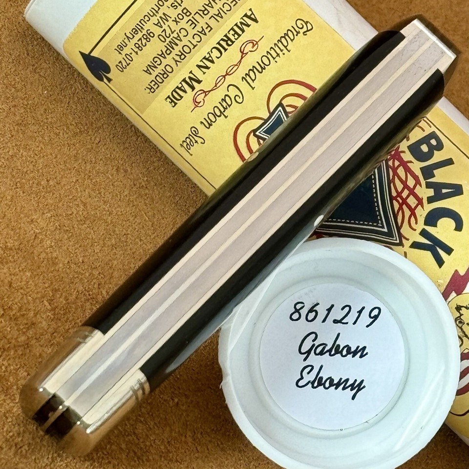 GEC GREAT EASTERN CUTLERY 86 BLACK JACK HARNESS JACK EBONY CAMPAGNA ...