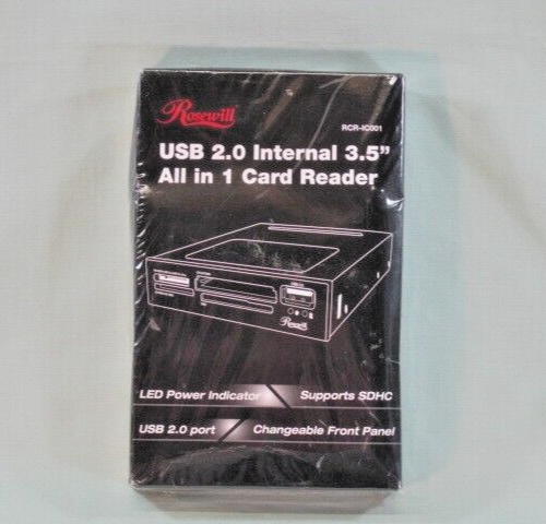 NEW Rosewill USB 2.0 Internal 3.5" All in 1 Memory Card Reader RCR ...