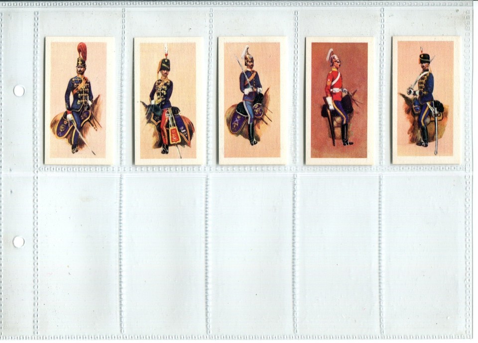 British Cavalry Uniforms of the 19th Century 1963 Badshah Tea Cards ...