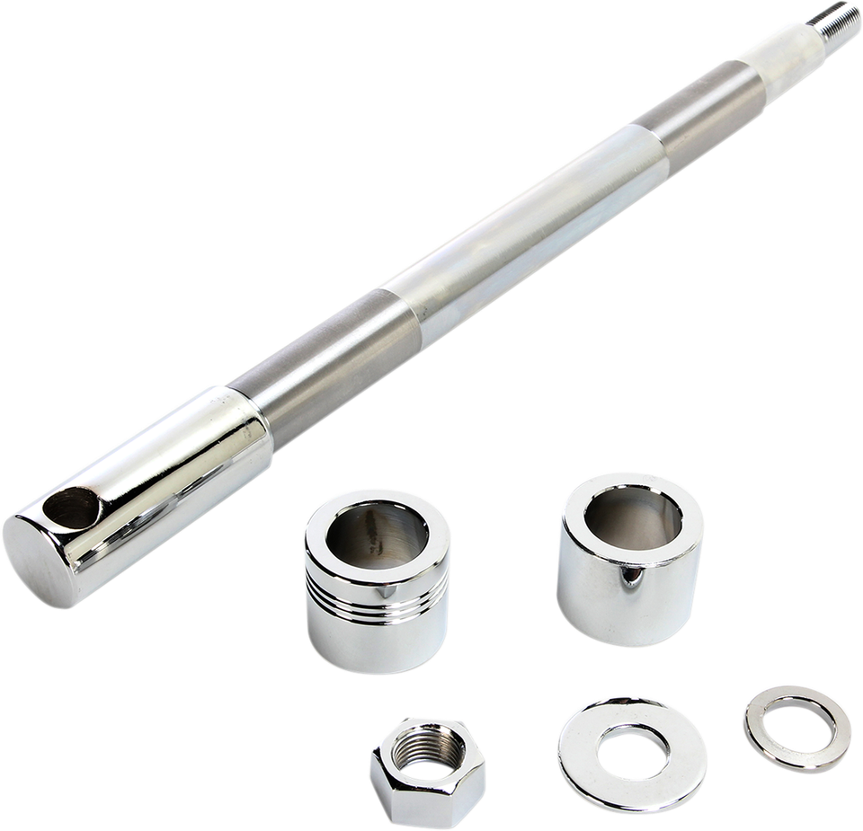 Drag Specialties Chrome Axle Kit Front 0214-0953 | eBay