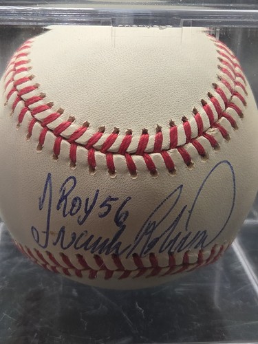 Frank Robinson Autographed Baseball w/ ROY 56 Inscription | eBay