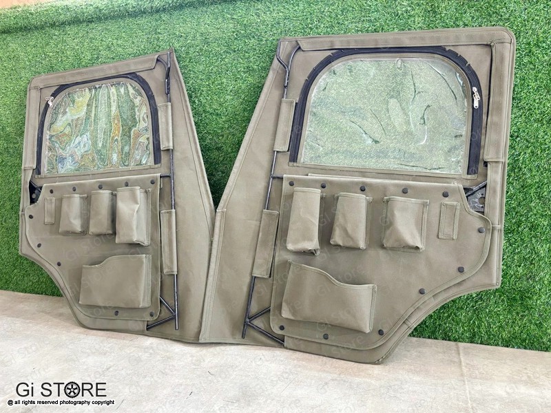 Door Frame Set with Covers and organizer Fits Willys Jeep CJ2A CJ3A | eBay